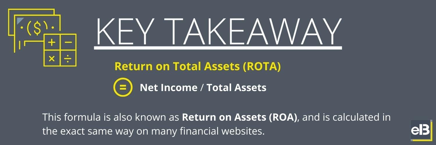 Return on Total Assets (ROTA): How Capital Efficient is This Company?